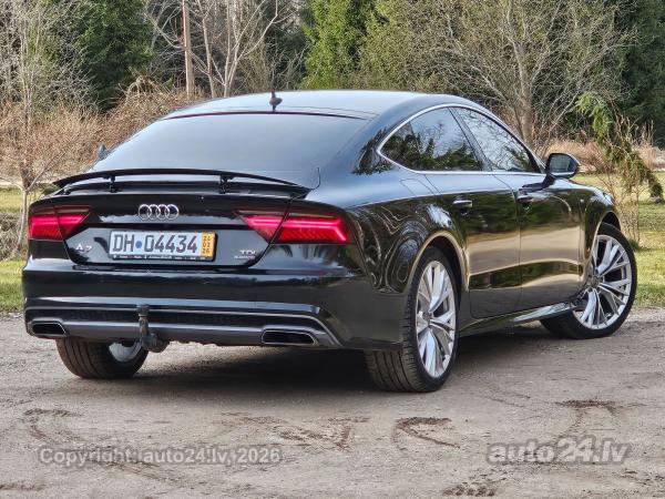 Black Audi A7 Sportback 2015 in Viljandi, with an engine capacity of 3.00 L and mileage of 195 thousand km for 18900 €, photo 3 on AUTOMOTO.COM.LV