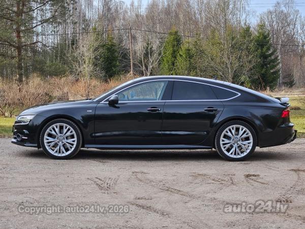 Black Audi A7 Sportback 2015 in Viljandi, with an engine capacity of 3.00 L and mileage of 195 thousand km for 18900 €, photo 5 on AUTOMOTO.COM.LV