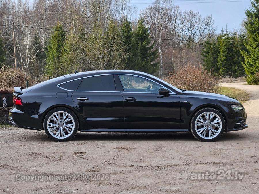 Melns Audi A7 Sportback 2015 Viljandi, ar dzinēja tilpumu 3.00 L un nobraukumu 195 tūkst. km par 18900 €, foto 7 vietnē AUTOMOTO.COM.LV