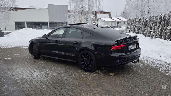 Black Audi A7 Sportback 2018 in Kaunas, with an engine capacity of 3.00 L and mileage of 222 thousand km for 20300 €, photo 2 on AUTOMOTO.COM.LV