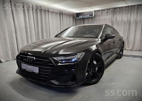 Melns Audi A7 Sportback 2018 Rīga, ar dzinēja tilpumu 3.00 L un nobraukumu 160 tūkst. km par 32990 €, foto 1 vietnē AUTOMOTO.COM.LV
