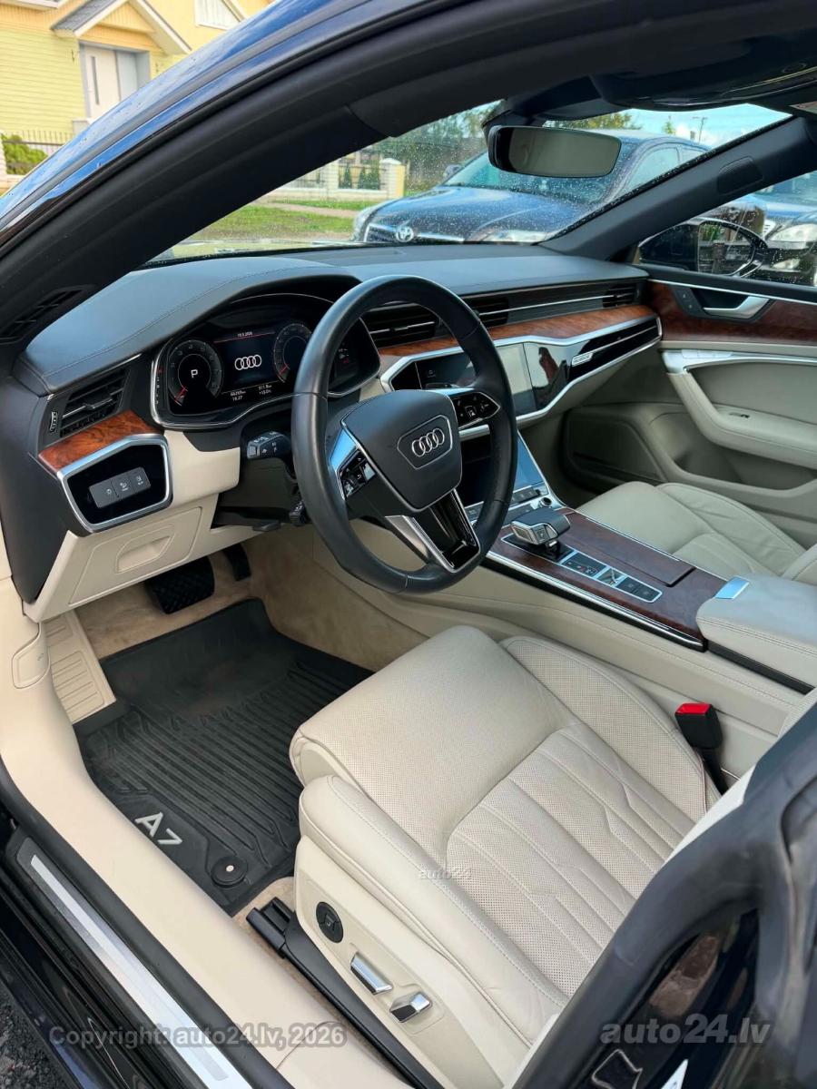 Melns Audi A7 Sportback 2022 Rakvere, ar dzinēja tilpumu 2.00 L un nobraukumu 63 tūkst. km par 47000 €, foto 7 vietnē AUTOMOTO.COM.LV