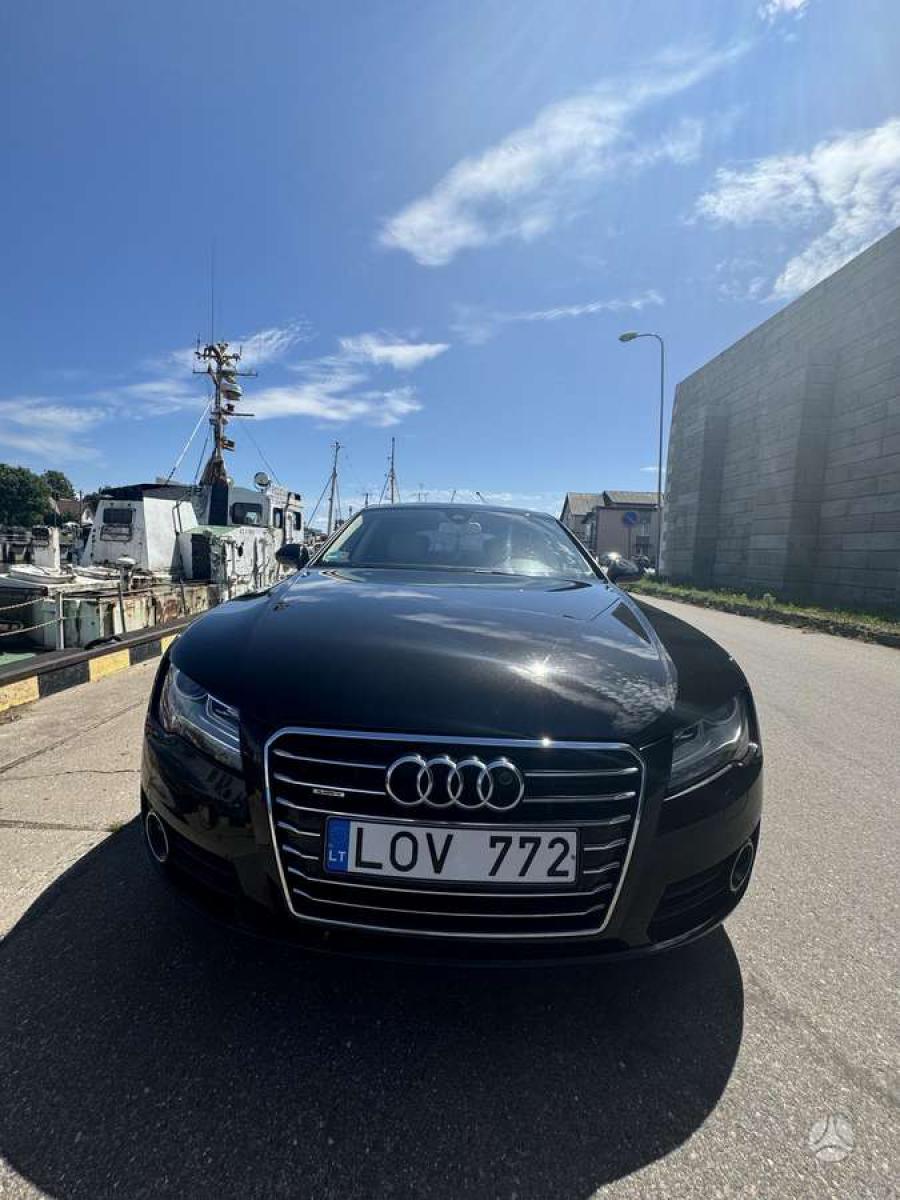 Черный Ауди А7 Спортбек 2010 в Кретинга, объемом двигателя 2.97 л и пробегом 240 тыс. км за 9900 €, фото 4 на AUTOMOTO.COM.LV