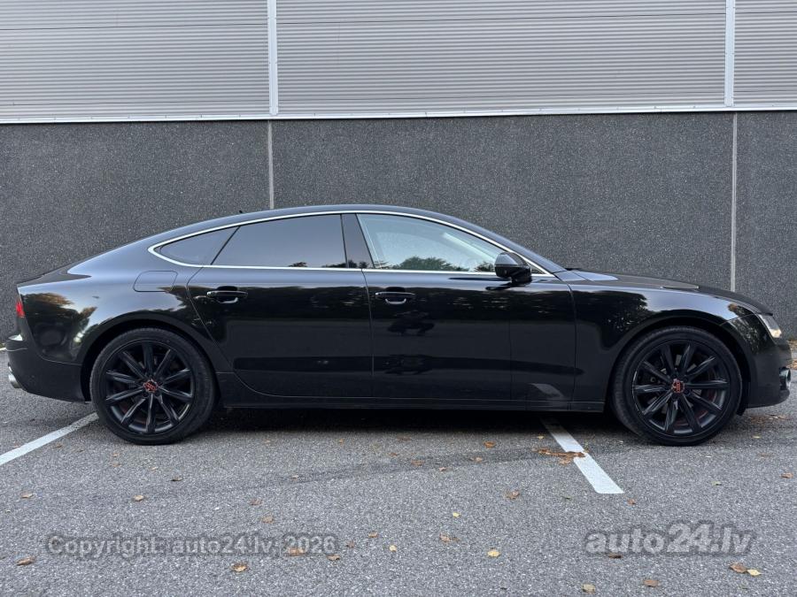 Black Audi A7 Sportback 2010 in Parnu, with an engine capacity of 3.00 L and mileage of 312 thousand km for 8950 €, photo 6 on AUTOMOTO.COM.LV
