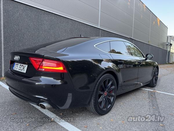 Audi A7 Sportback 2010 in Parnu on AUTOMOTO.COM.LV Black Audi A7 Sportback 2010 in Parnu, with an engine capacity of 3.00 L and mileage of 312 thousand km for 8950 €, photo 7 on AUTOMOTO.COM.LV