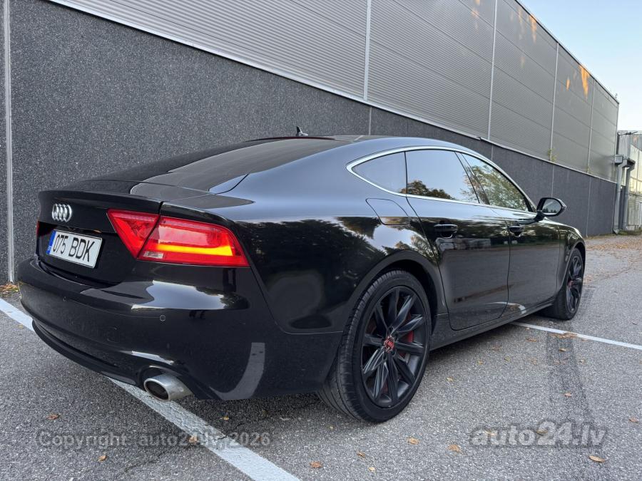 Black Audi A7 Sportback 2010 in Parnu, with an engine capacity of 3.00 L and mileage of 312 thousand km for 8950 €, photo 7 on AUTOMOTO.COM.LV