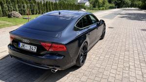 Black Audi A7 Sportback 2011 in Riga, with an engine capacity of 3.00 L and mileage of 255 thousand km for 16800 €, photo 7 on AUTOMOTO.COM.LV