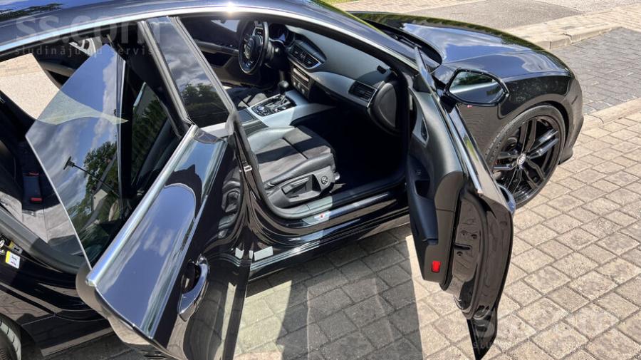 Black Audi A7 Sportback 2011 in Riga, with an engine capacity of 3.00 L and mileage of 255 thousand km for 16800 €, photo 12 on AUTOMOTO.COM.LV