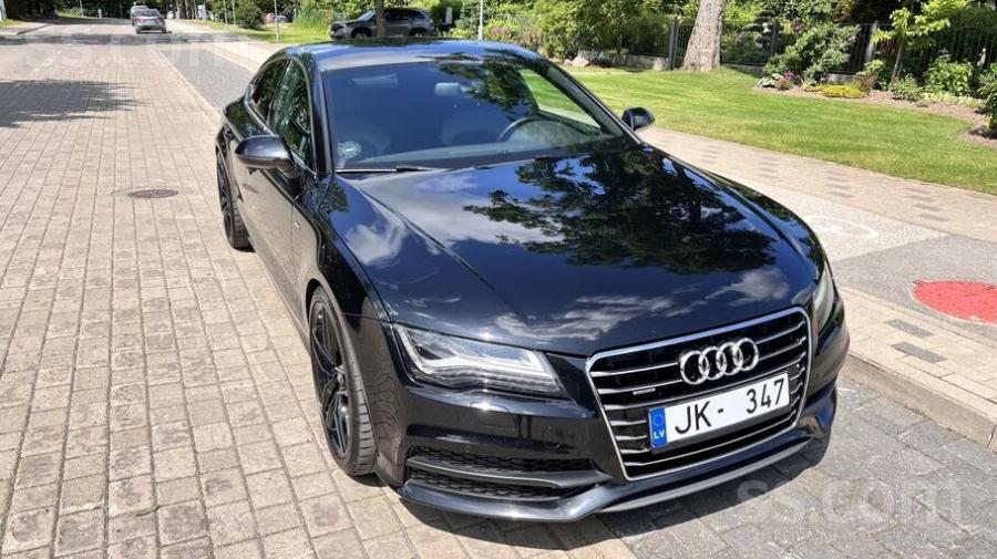 Melns Audi A7 Sportback 2011 Rīga, ar dzinēja tilpumu 3.00 L un nobraukumu 0 tūkst. km par 15990 €, foto 1 vietnē AUTOMOTO.COM.LV
