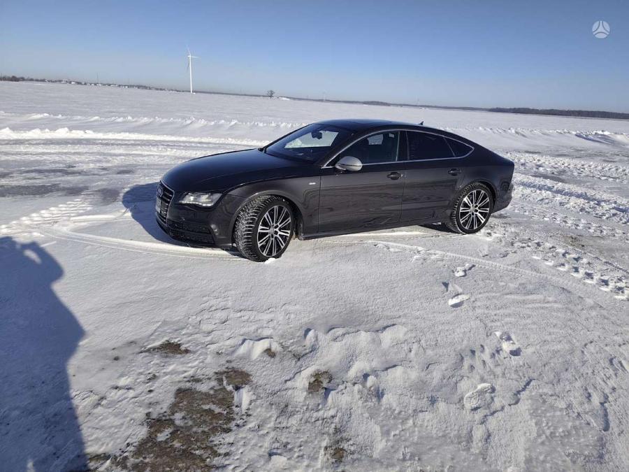 Black Audi A7 Sportback 2011 in Kaunas, with an engine capacity of 2.97 L and mileage of 300 thousand km for 11500 €, photo 1 on AUTOMOTO.COM.LV