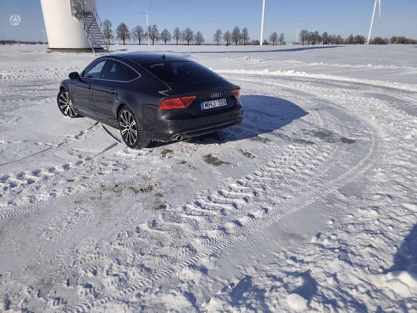 Melns Audi A7 Sportback 2011 Kauņa, ar dzinēja tilpumu 2.97 L un nobraukumu 300 tūkst. km par 11500 €, foto 3 vietnē AUTOMOTO.COM.LV