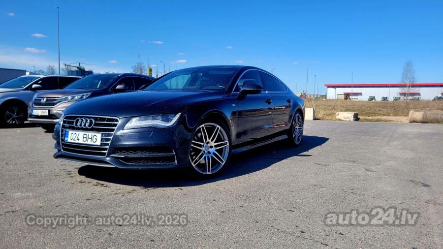 Melns Audi A7 Sportback 2011 Tallina, ar dzinēja tilpumu 3.00 L un nobraukumu 221 tūkst. km par 9500 €, foto 1 vietnē AUTOMOTO.COM.LV