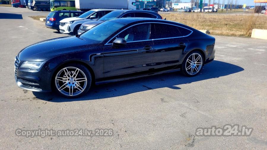 Melns Audi A7 Sportback 2011 Tallina, ar dzinēja tilpumu 3.00 L un nobraukumu 221 tūkst. km par 9500 €, foto 3 vietnē AUTOMOTO.COM.LV