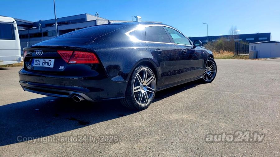 Melns Audi A7 Sportback 2011 Tallina, ar dzinēja tilpumu 3.00 L un nobraukumu 221 tūkst. km par 9500 €, foto 5 vietnē AUTOMOTO.COM.LV