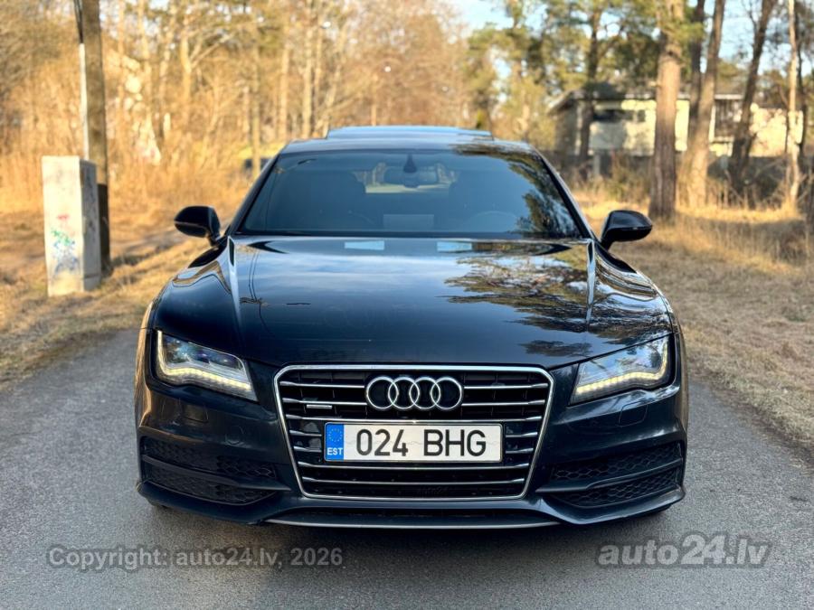 Black Audi A7 Sportback 2011 in Tallinn, with an engine capacity of 3.00 L and mileage of 222 thousand km for 13999 €, photo 3 on AUTOMOTO.COM.LV