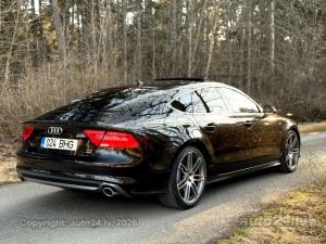 Black Audi A7 Sportback 2011 in Tallinn, with an engine capacity of 3.00 L and mileage of 222 thousand km for 13999 €, photo 6 on AUTOMOTO.COM.LV