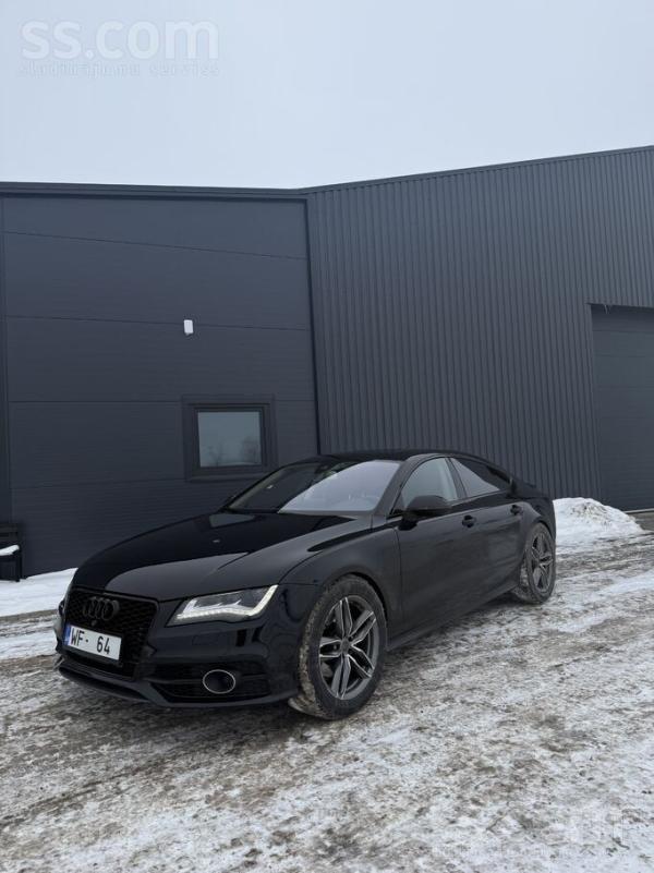 Melns Audi A7 Sportback 2011 Talsi, ar dzinēja tilpumu 3.00 L un nobraukumu 320 tūkst. km par 16200 €, foto 1 vietnē AUTOMOTO.COM.LV