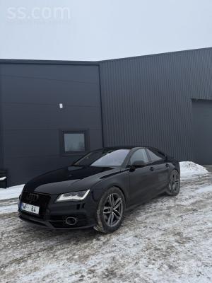 Melns Audi A7 Sportback 2011 Talsi, ar dzinēja tilpumu 3.00 L un nobraukumu 320 tūkst. km par 16200 €, foto  vietnē AUTOMOTO.COM.LV