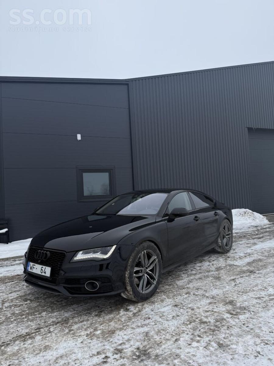 Melns Audi A7 Sportback 2011 Talsi, ar dzinēja tilpumu 3.00 L un nobraukumu 320 tūkst. km par 16200 €, foto 1 vietnē AUTOMOTO.COM.LV
