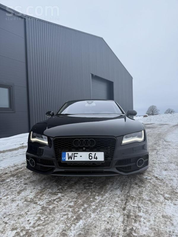 Melns Audi A7 Sportback 2011 Talsi, ar dzinēja tilpumu 3.00 L un nobraukumu 320 tūkst. km par 16200 €, foto 2 vietnē AUTOMOTO.COM.LV