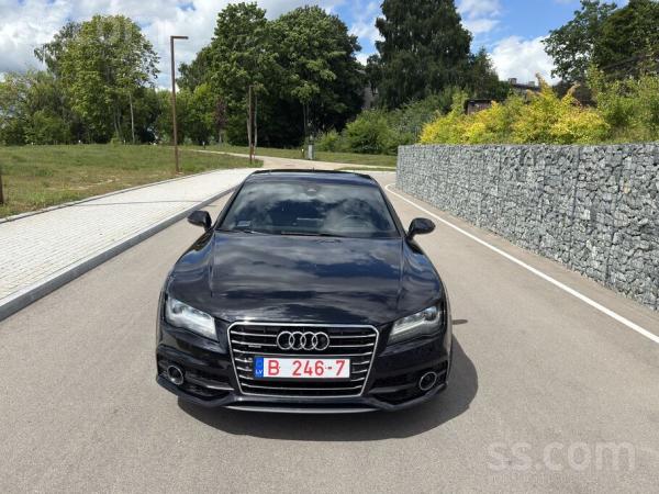 Black Audi A7 Sportback 2011 in Rezekne, with an engine capacity of 3.00 L and mileage of 258 thousand km for 13700 €, photo 3 on AUTOMOTO.COM.LV