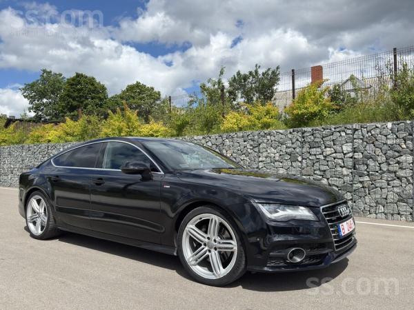 Black Audi A7 Sportback 2011 in Rezekne, with an engine capacity of 3.00 L and mileage of 258 thousand km for 13700 €, photo 4 on AUTOMOTO.COM.LV