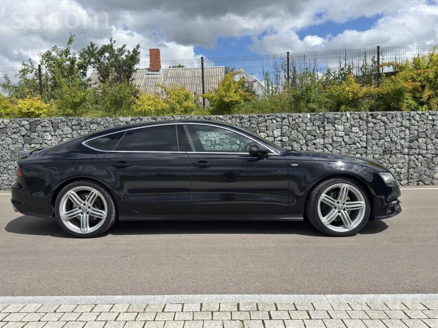 Melns Audi A7 Sportback 2011 Rēzekne, ar dzinēja tilpumu 3.00 L un nobraukumu 258 tūkst. km par 13700 €, foto 6 vietnē AUTOMOTO.COM.LV