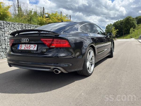 Black Audi A7 Sportback 2011 in Rezekne, with an engine capacity of 3.00 L and mileage of 258 thousand km for 13700 €, photo 6 on AUTOMOTO.COM.LV