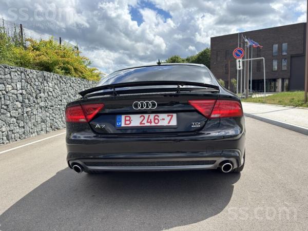 Black Audi A7 Sportback 2011 in Rezekne, with an engine capacity of 3.00 L and mileage of 258 thousand km for 13700 €, photo 7 on AUTOMOTO.COM.LV