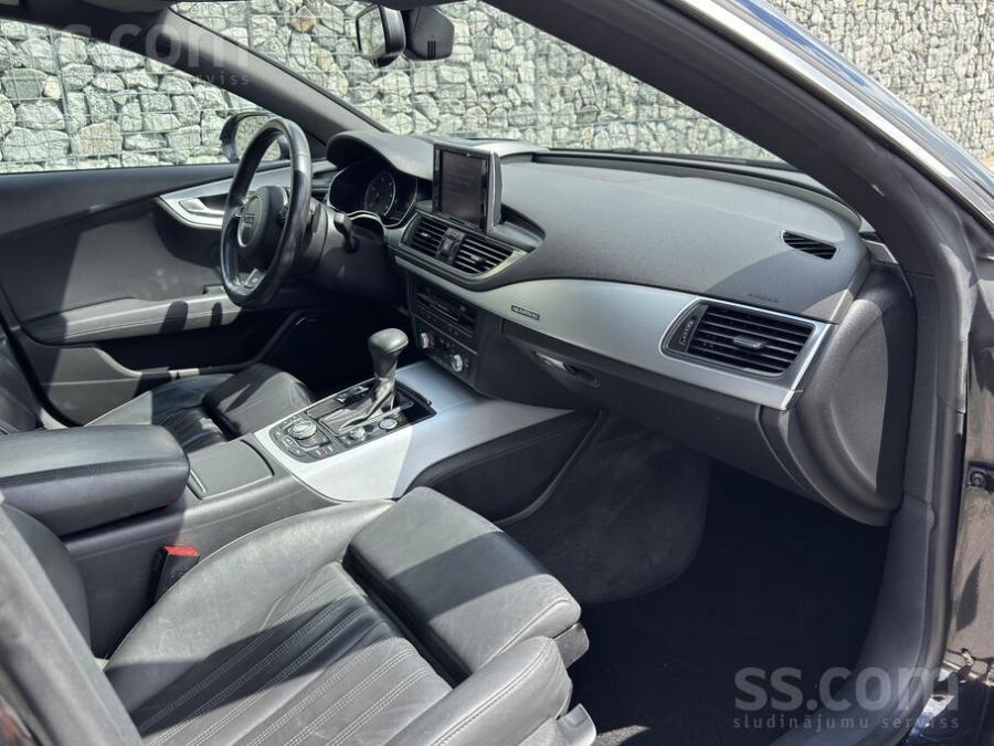 Melns Audi A7 Sportback 2011 Rēzekne, ar dzinēja tilpumu 3.00 L un nobraukumu 258 tūkst. km par 13700 €, foto 19 vietnē AUTOMOTO.COM.LV