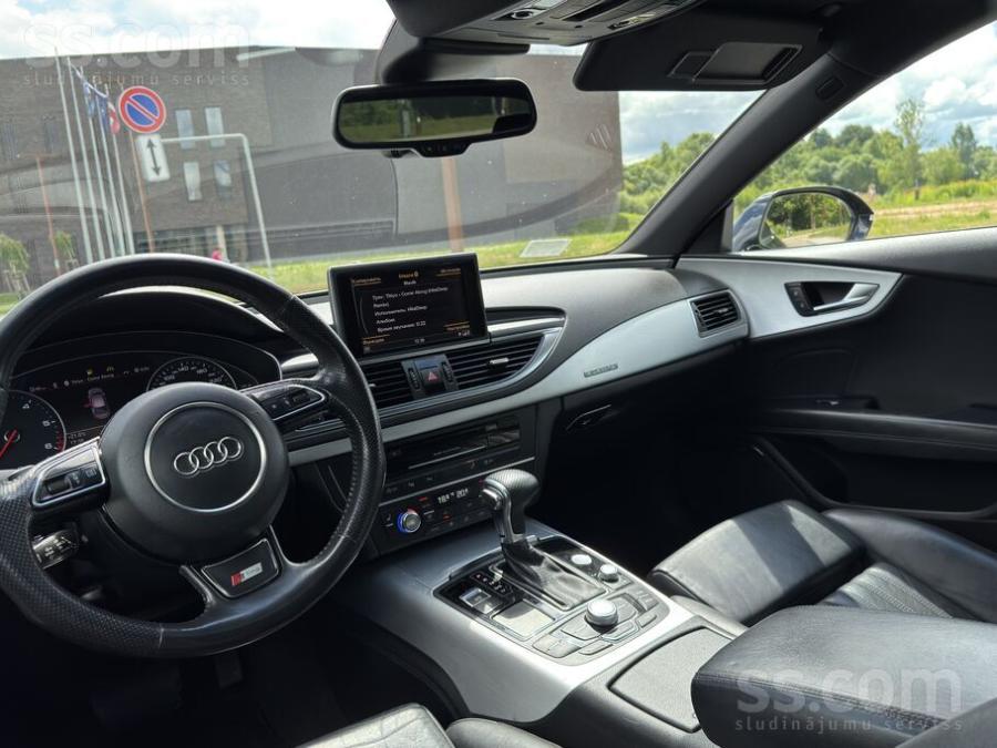 Melns Audi A7 Sportback 2011 Rēzekne, ar dzinēja tilpumu 3.00 L un nobraukumu 258 tūkst. km par 13700 €, foto 22 vietnē AUTOMOTO.COM.LV