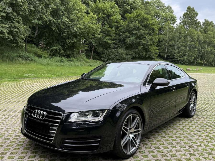 Black Audi A7 Sportback 2011 in Vilnius, with an engine capacity of 3.00 L and mileage of 295 thousand km for 11300 €, photo 45 on AUTOMOTO.COM.LV
