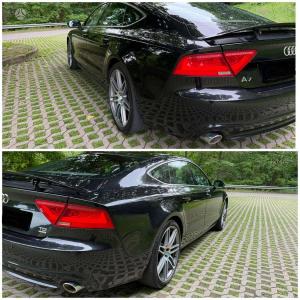 Black Audi A7 Sportback 2011 in Vilnius, with an engine capacity of 3.00 L and mileage of 295 thousand km for 11300 €, photo 51 on AUTOMOTO.COM.LV