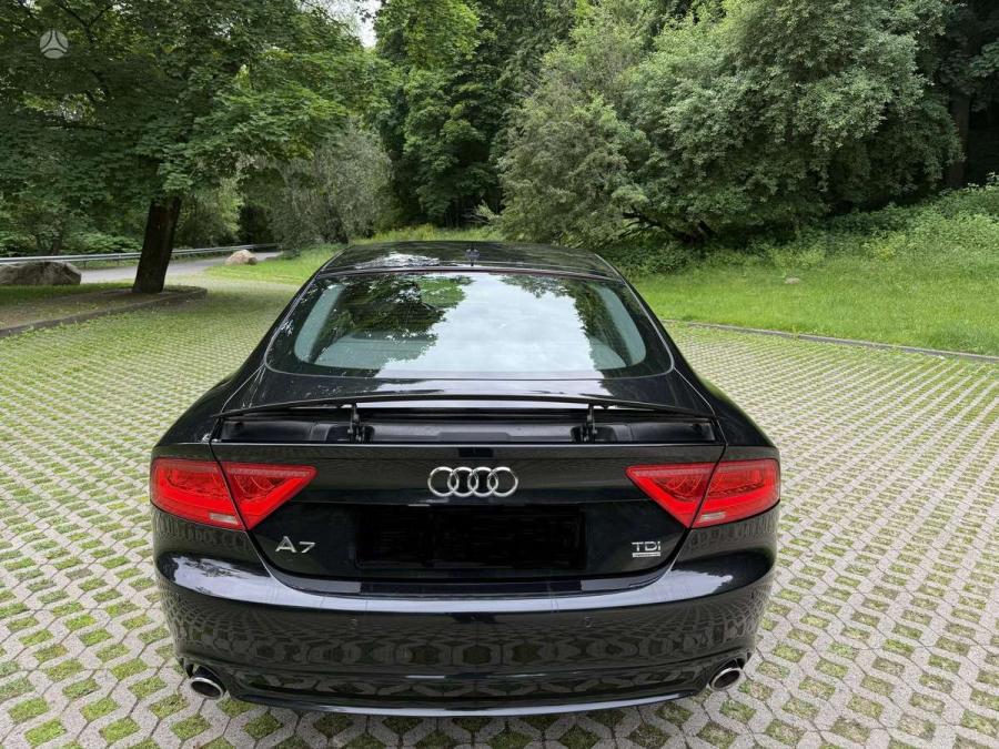 Black Audi A7 Sportback 2011 in Vilnius, with an engine capacity of 3.00 L and mileage of 295 thousand km for 11300 €, photo 53 on AUTOMOTO.COM.LV