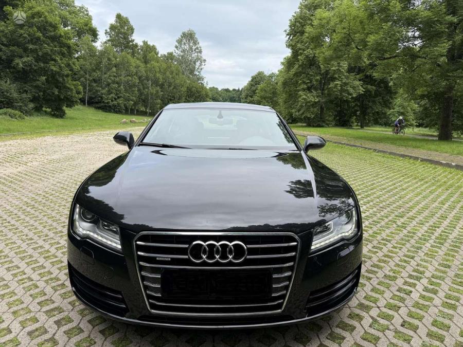 Black Audi A7 Sportback 2011 in Vilnius, with an engine capacity of 3.00 L and mileage of 295 thousand km for 11300 €, photo 61 on AUTOMOTO.COM.LV