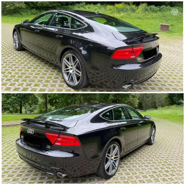 Melns Audi A7 Sportback 2011 Viļņa, ar dzinēja tilpumu 3.00 L un nobraukumu 295 tūkst. km par 11300 €, foto 3 vietnē AUTOMOTO.COM.LV