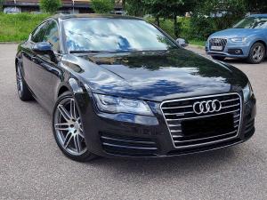Black Audi A7 Sportback 2011 in Vilnius, with an engine capacity of 3.00 L and mileage of 295 thousand km for 11300 €, photo 5 on AUTOMOTO.COM.LV