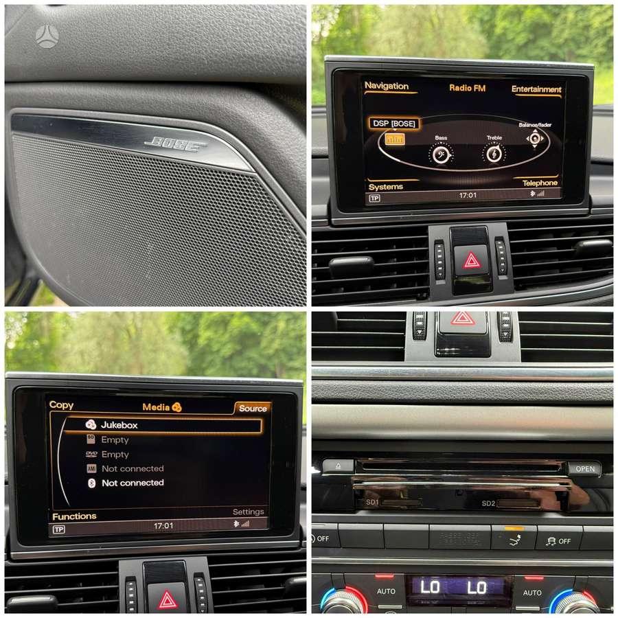 Black Audi A7 Sportback 2011 in Vilnius, with an engine capacity of 2.97 L and mileage of 295 thousand km for 10750 €, photo 11 on AUTOMOTO.COM.LV