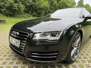 Black Audi A7 Sportback 2011 in Vilnius, with an engine capacity of 2.97 L and mileage of 295 thousand km for 10750 €, photo 32 on AUTOMOTO.COM.LV
