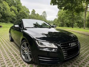 Black Audi A7 Sportback 2011 in Vilnius, with an engine capacity of 2.97 L and mileage of 295 thousand km for 10750 €, photo 37 on AUTOMOTO.COM.LV