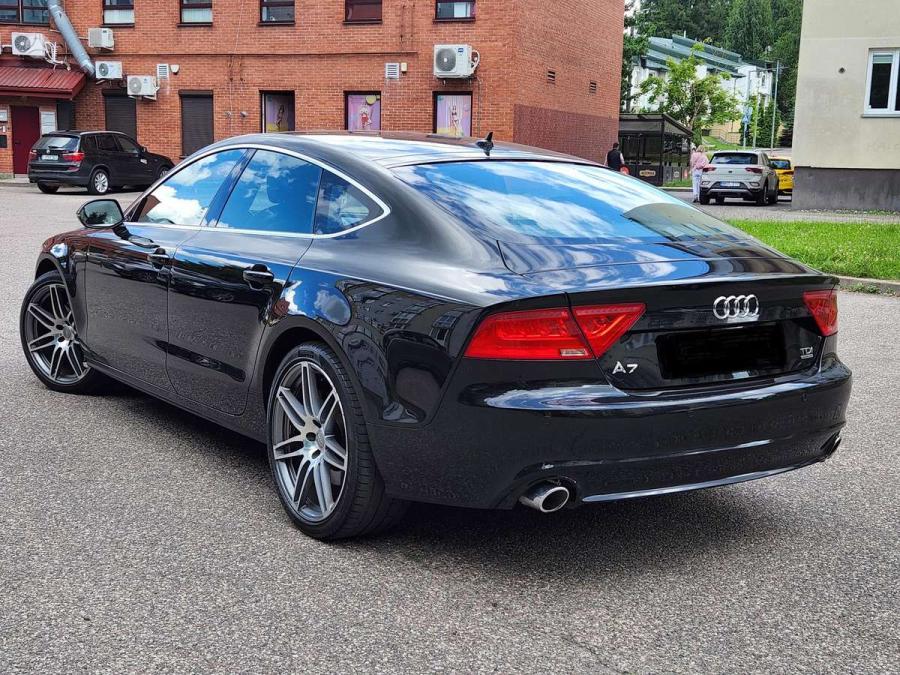 Melns Audi A7 Sportback 2011 Viļņa, ar dzinēja tilpumu 3.00 L un nobraukumu 295 tūkst. km par 10900 €, foto 5 vietnē AUTOMOTO.COM.LV
