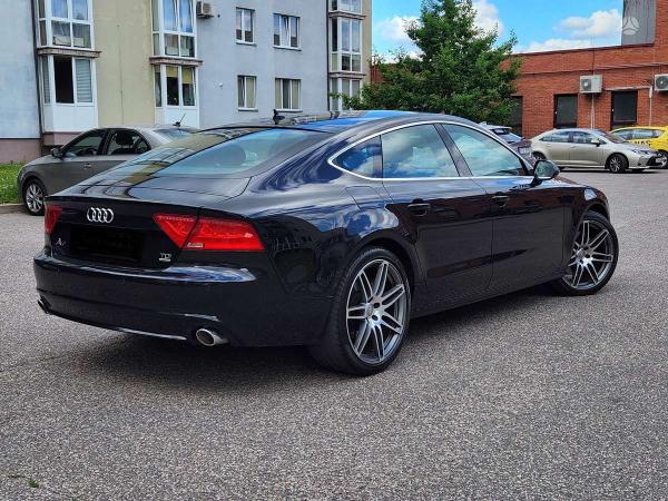 Черный Ауди А7 Спортбек 2011 в Вильнюс, объемом двигателя 3.00 л и пробегом 295 тыс. км за 10900 €, фото 6 на AUTOMOTO.COM.LV