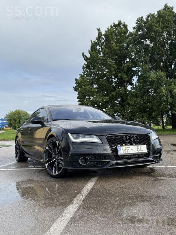 Black Audi A7 Sportback 2011 in Talsi, with an engine capacity of 3.00 L and mileage of 320 thousand km for 12300 €, photo 1 on AUTOMOTO.COM.LV