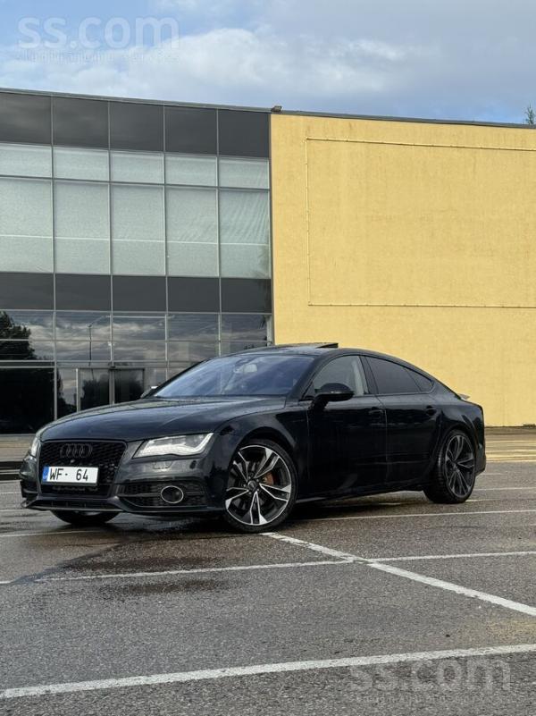 Black Audi A7 Sportback 2011 in Talsi, with an engine capacity of 3.00 L and mileage of 320 thousand km for 12300 €, photo 4 on AUTOMOTO.COM.LV