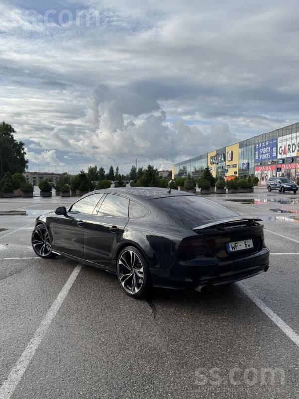 Black Audi A7 Sportback 2011 in Talsi, with an engine capacity of 3.00 L and mileage of 320 thousand km for 12300 €, photo 7 on AUTOMOTO.COM.LV
