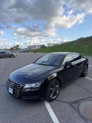 Black Audi A7 Sportback 2011 in Vilnius, with an engine capacity of 3.00 L and mileage of 255 thousand km for 9800 €, photo 4 on AUTOMOTO.COM.LV