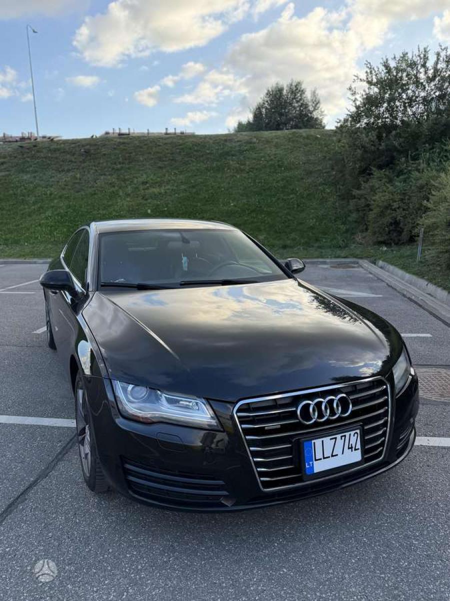 Black Audi A7 Sportback 2011 in Vilnius, with an engine capacity of 3.00 L and mileage of 255 thousand km for 9800 €, photo 7 on AUTOMOTO.COM.LV