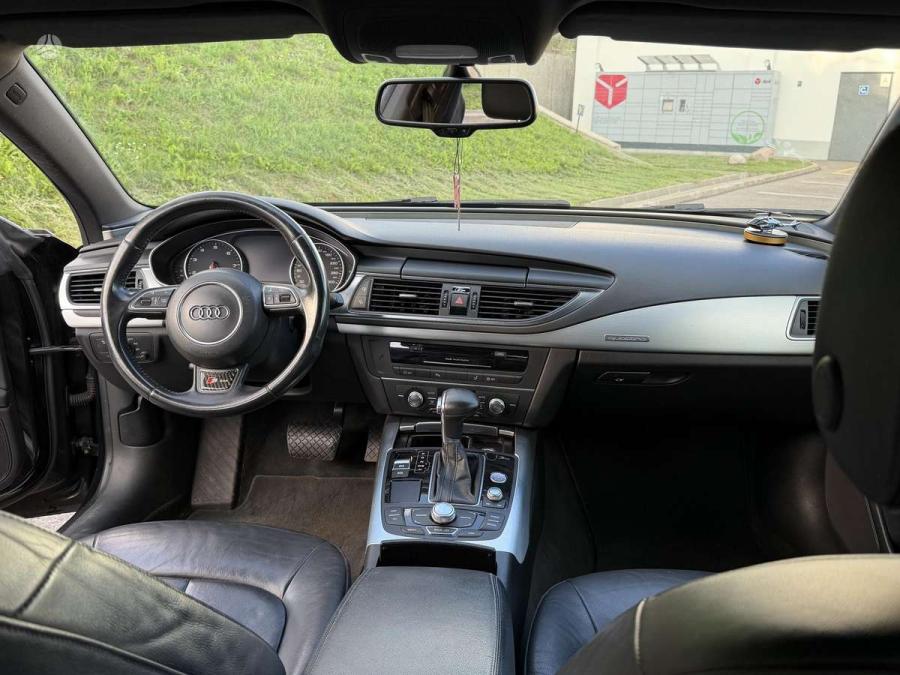Black Audi A7 Sportback 2011 in Vilnius, with an engine capacity of 3.00 L and mileage of 255 thousand km for 9800 €, photo 23 on AUTOMOTO.COM.LV