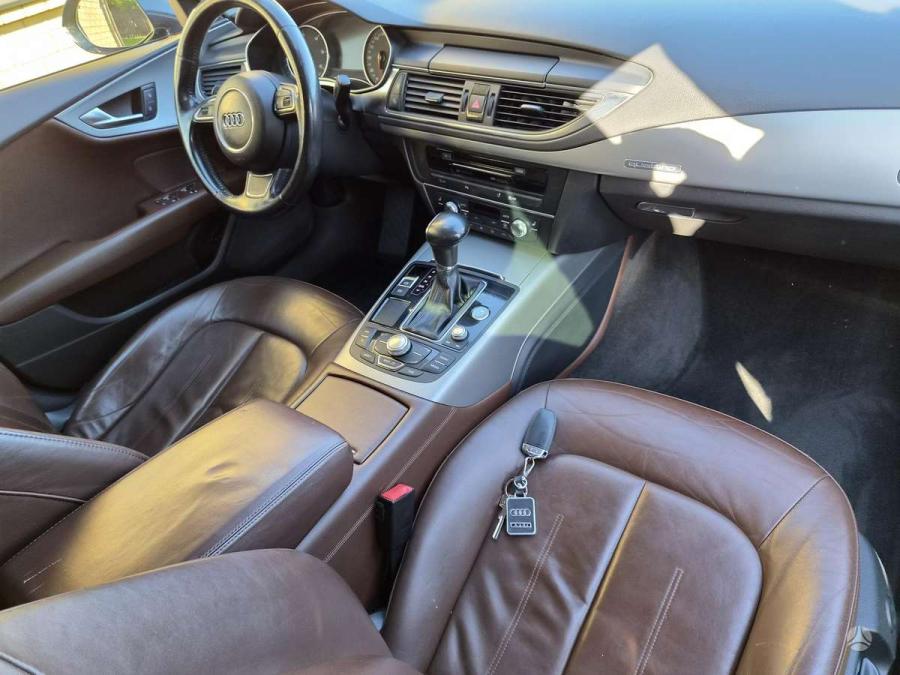 Melns Audi A7 Sportback 2011 Kauņa, ar dzinēja tilpumu 2.97 L un nobraukumu 272 tūkst. km par 11000 €, foto 6 vietnē AUTOMOTO.COM.LV