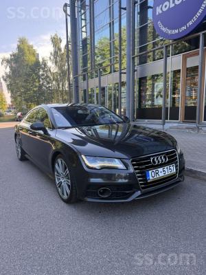 Black Audi A7 Sportback 2011 in Riga, with an engine capacity of 3.00 L and mileage of 0 thousand km for 11900 €, photo  on AUTOMOTO.COM.LV